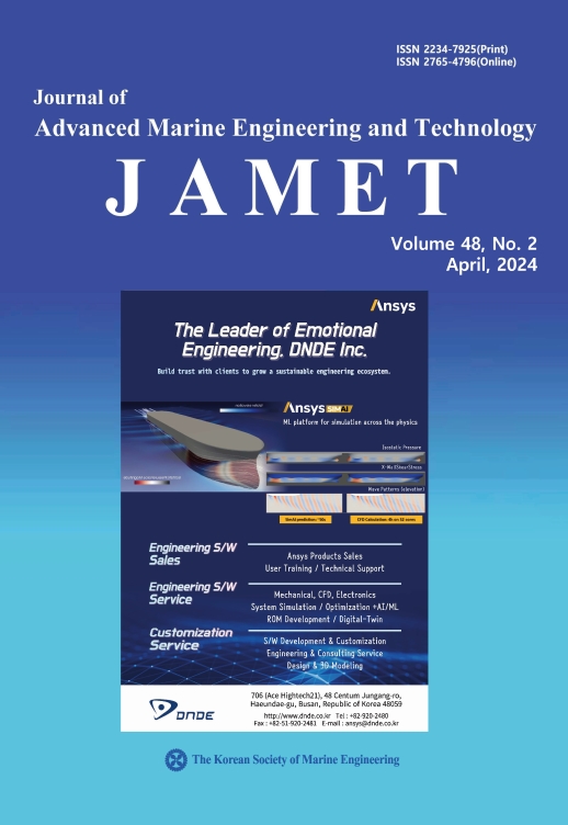 Journal of Advanced Marine Engineering and Technology (JAMET) - 한국마린 ...
